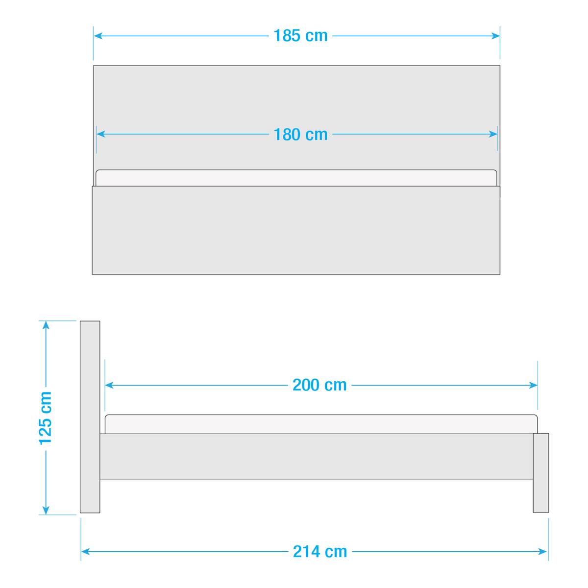 Lit en bois massif Tamati | Je commande ! | home24