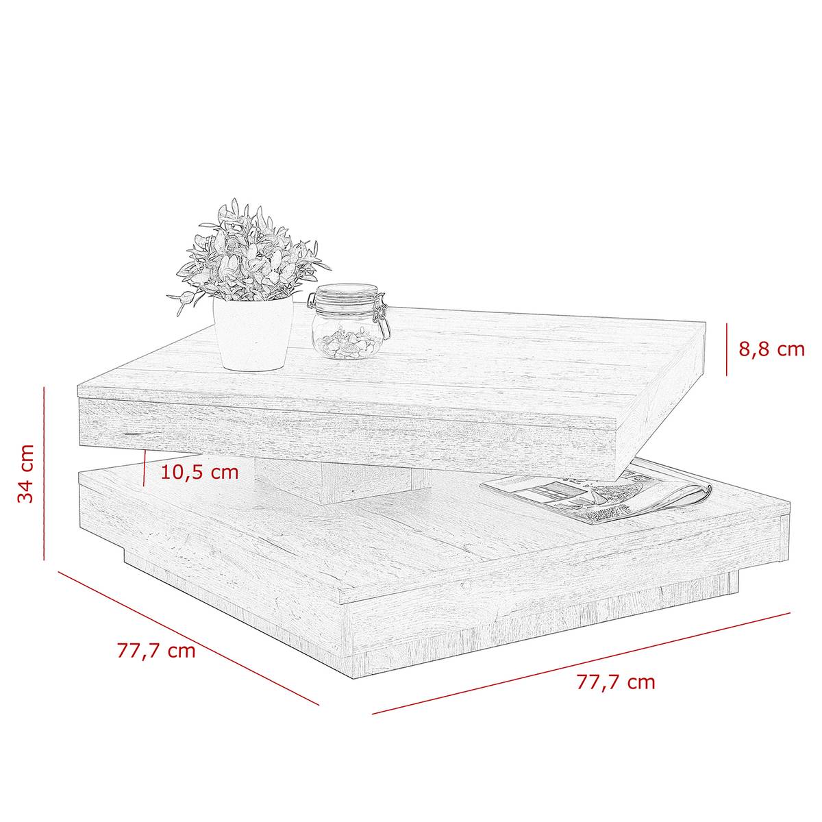 Table basse Cutato | Je commande ! | home24