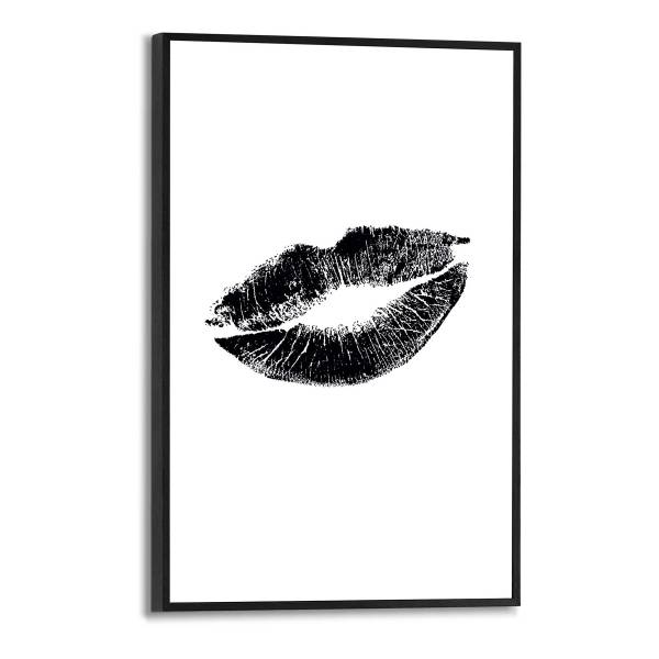Kunstprint Kussende mond kopen | home24