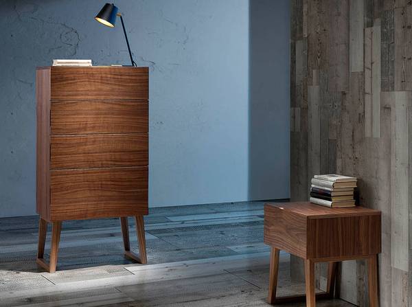 Nachtkastje walnoot kopen | home24