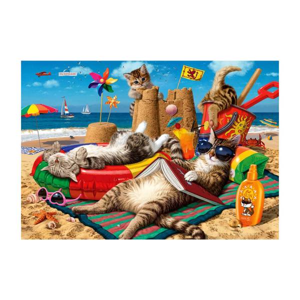 Puzzle Steve Read Cats On The Beach kaufen | home24