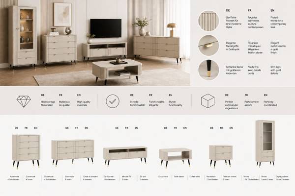 TV-meubel Cetina kopen | home24