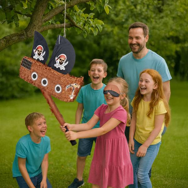Pinata Bateau Pirate, Bâton & Masque | Je commande ! | home24