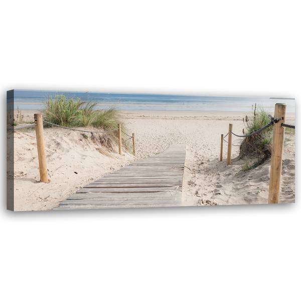 Leinwandbild Weg zum Strand kaufen | home24