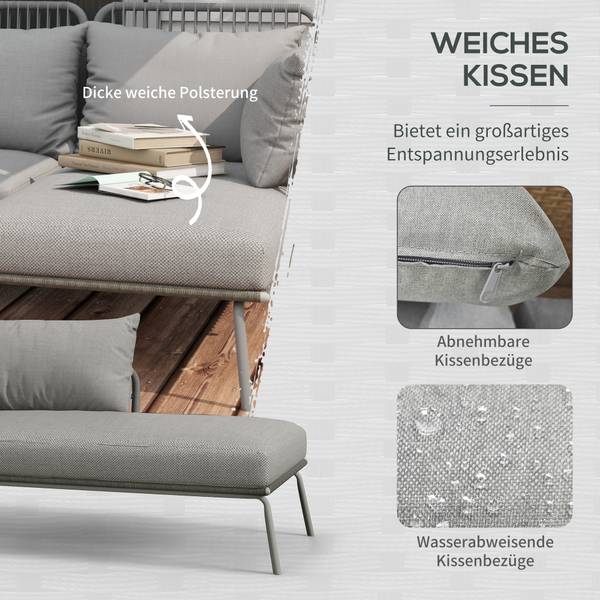 Rattan Sessel 3er-Set 860-134V00LG kaufen | home24