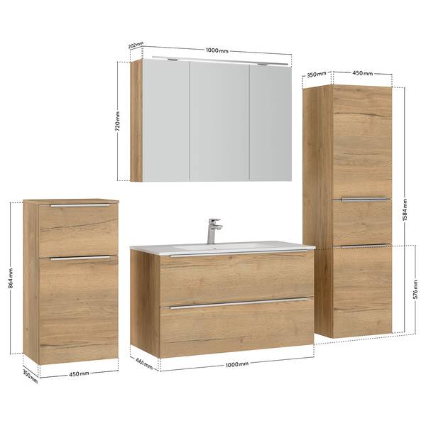 Badezimmerset MYBA VII (4-teilig) kaufen | home24