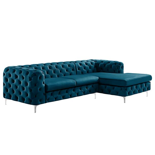 Samt-Ecksofas & Eckcouches jetzt online bestellen | home24