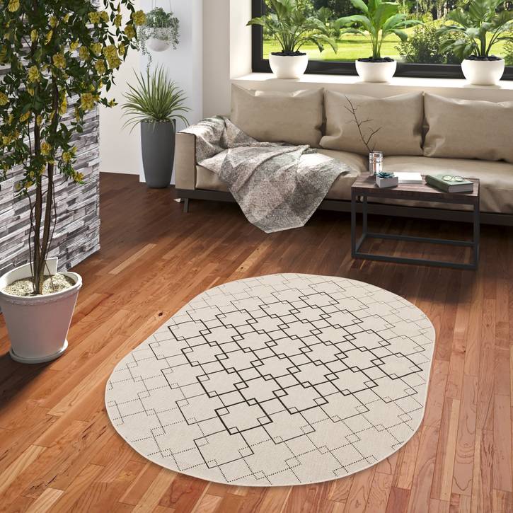 In- & Outdoor Oval Teppich Malibu Modern kaufen | home24