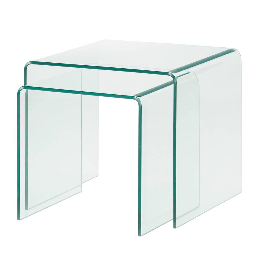 Kleiner Beistelltisch Aus Glas