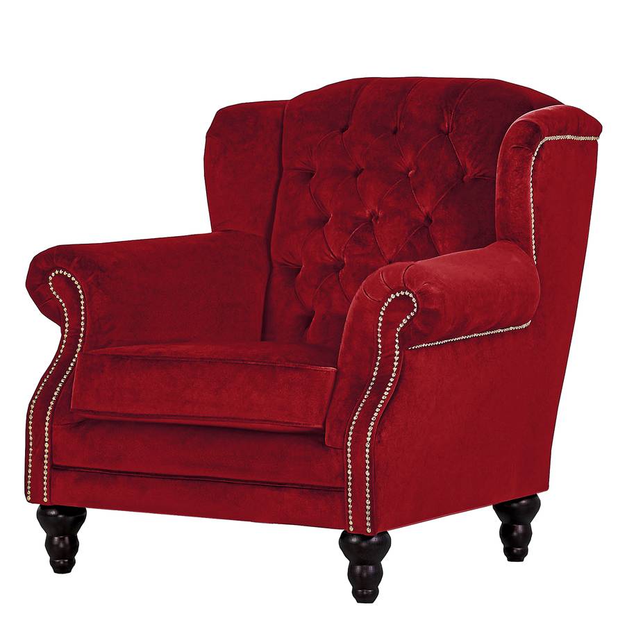 Fauteuils bergère rouges | Je commande ! | home24