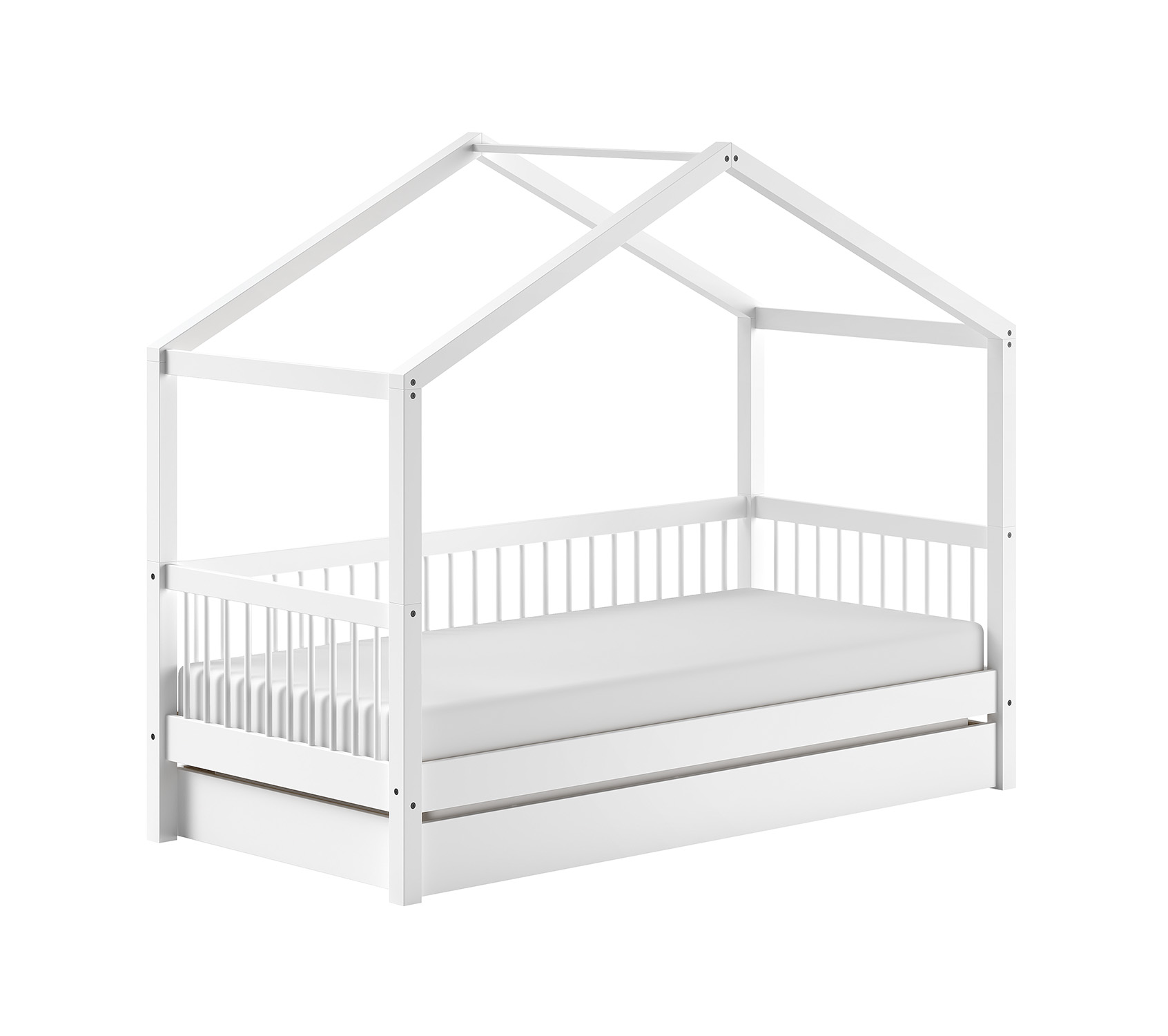 Lit de maison massif Forrest | Je commande ! | home24