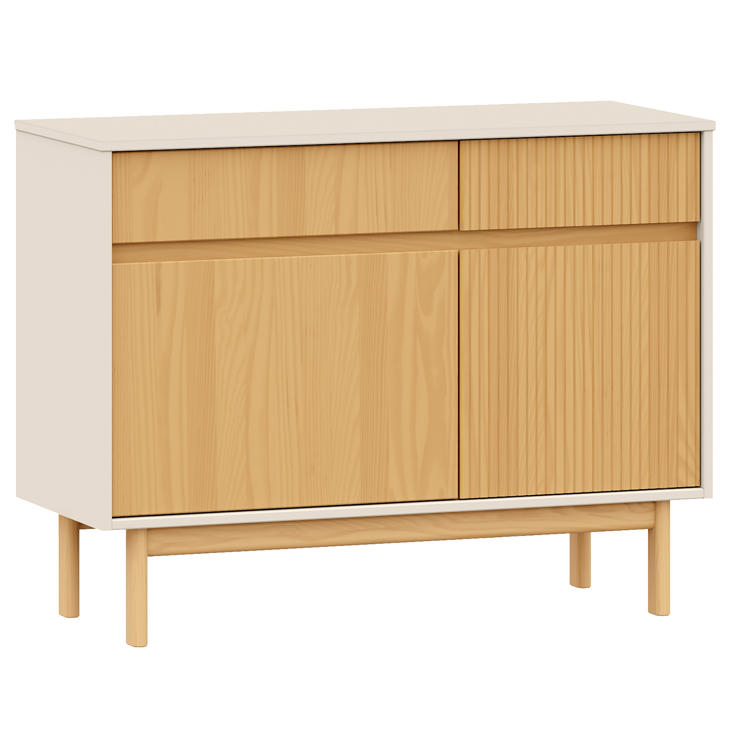 Buffet en bois massif CAVA avec portes | Je commande ! | home24