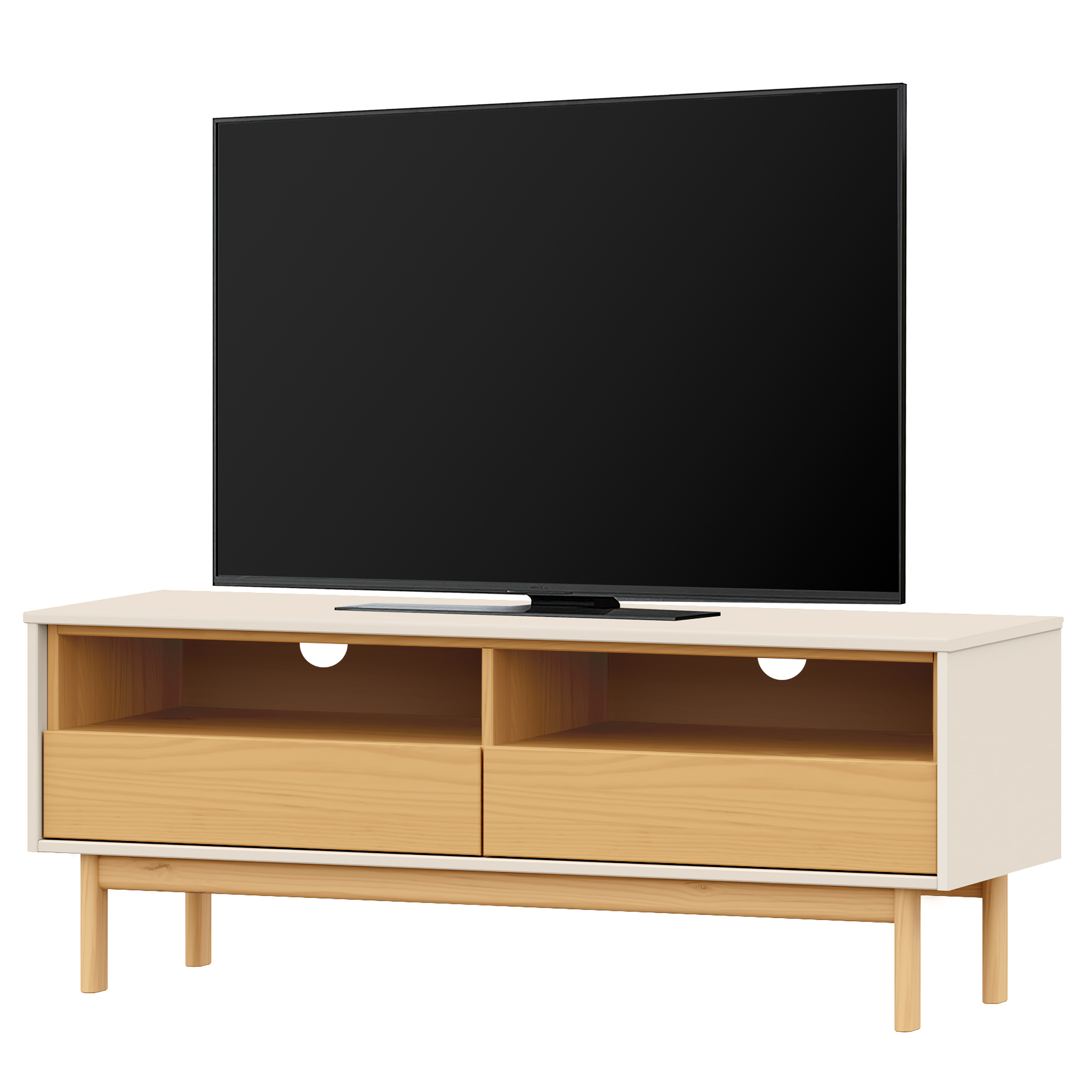 Meuble TV en bois massif CAVA | Je commande ! | home24