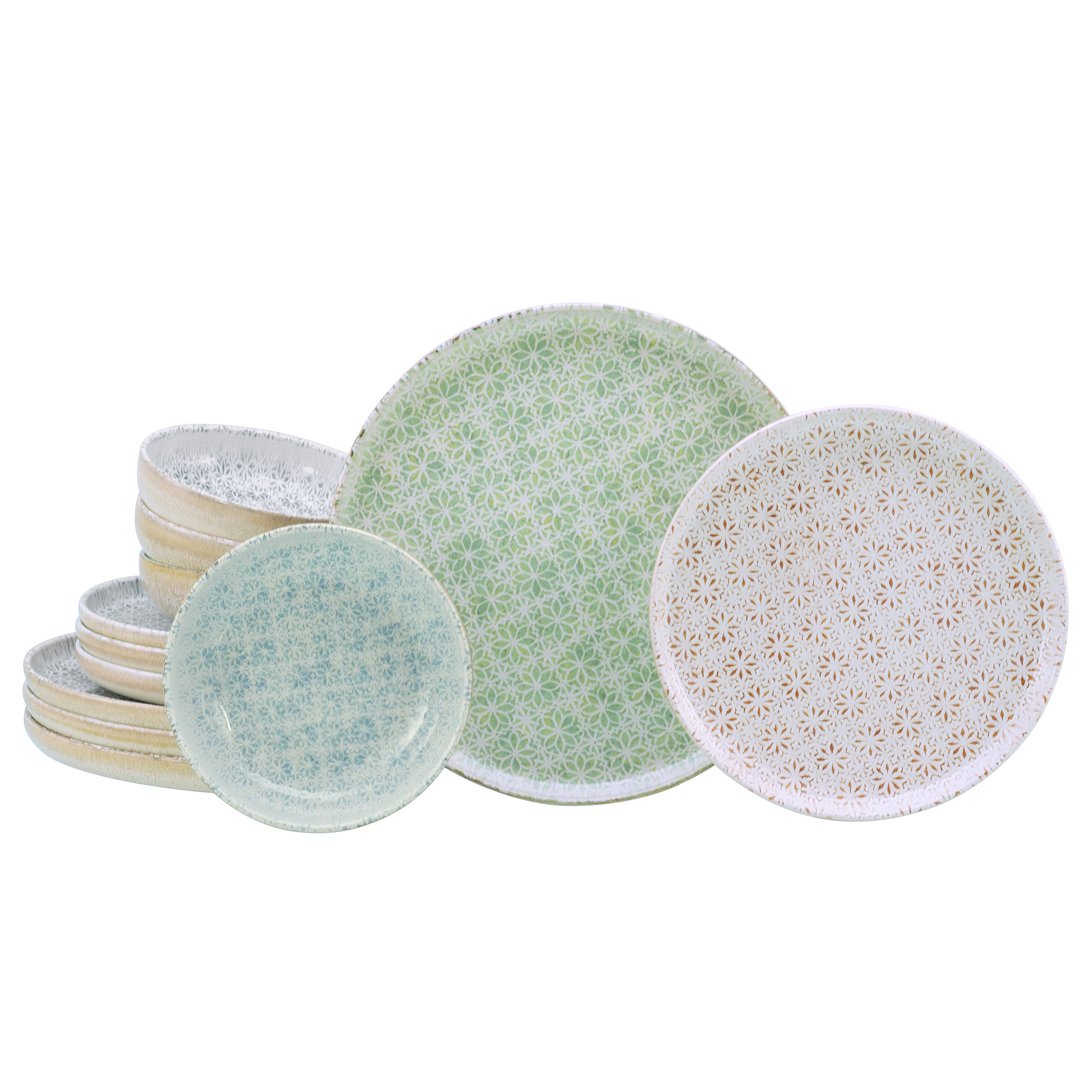 Set assiettes Emiliana - 12 éléments | Je commande ! | home24
