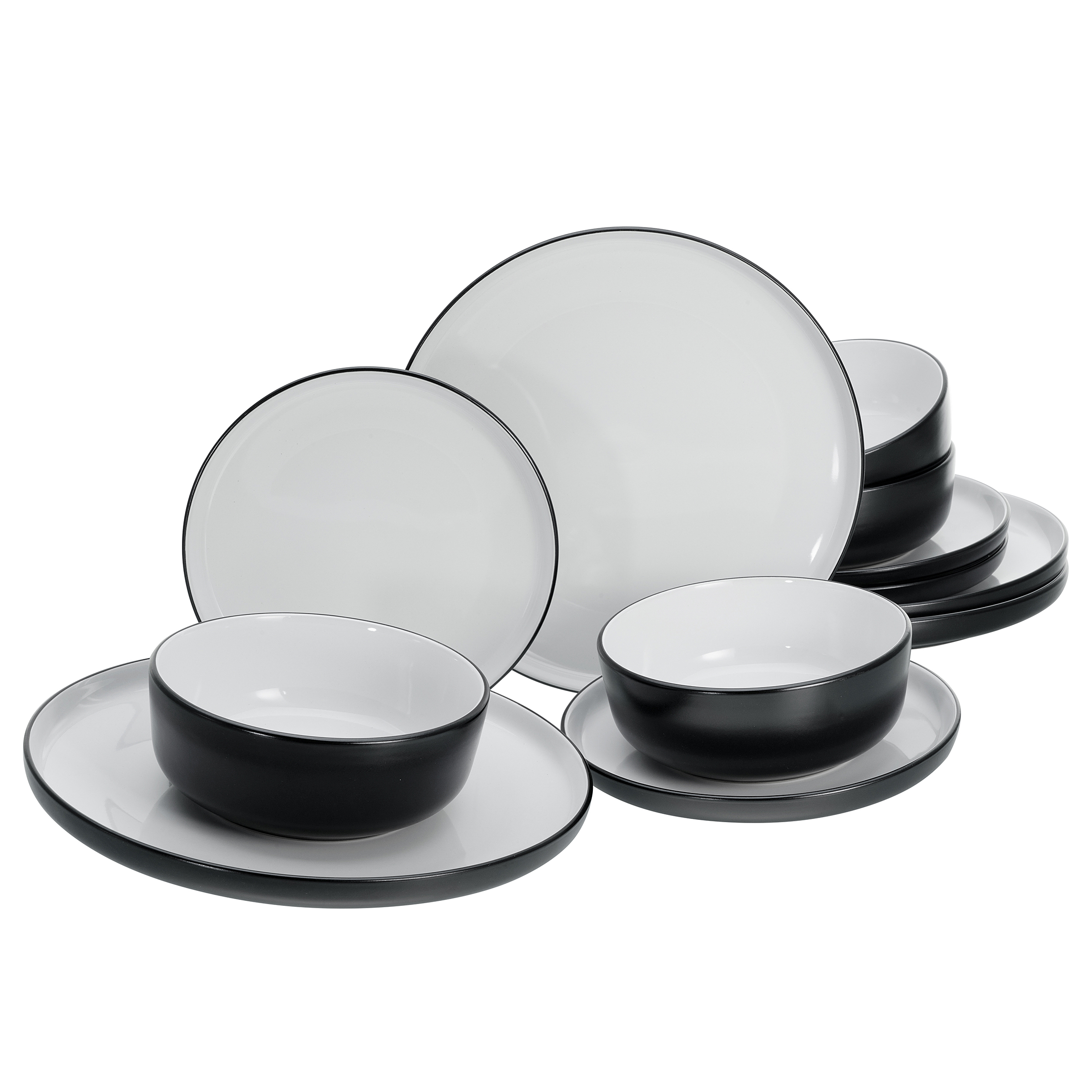 Set assiettes Nordic Cool - 12 éléments | Je commande ! | home24