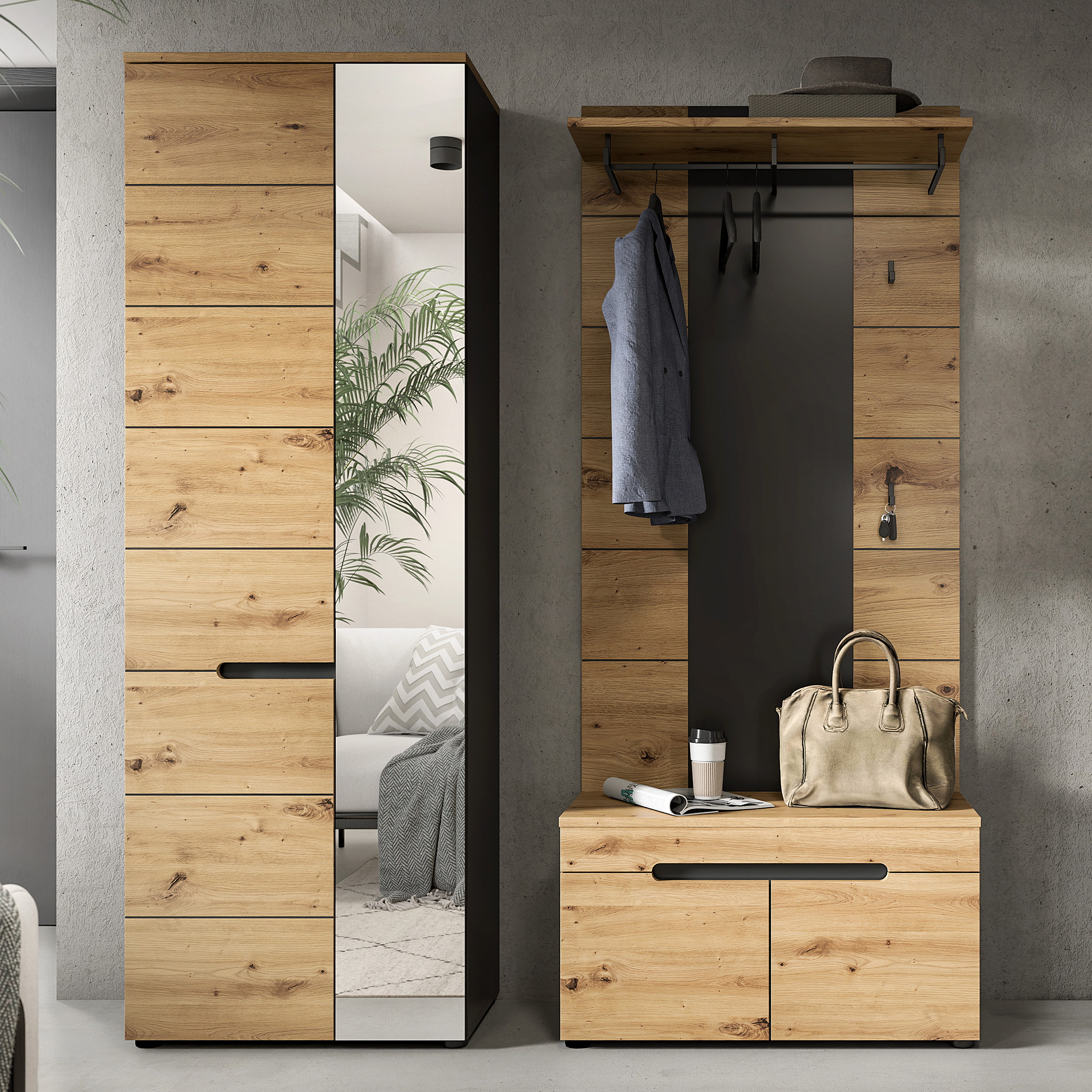 Garderobenset Canu 3-teilig Schrank kaufen | home24