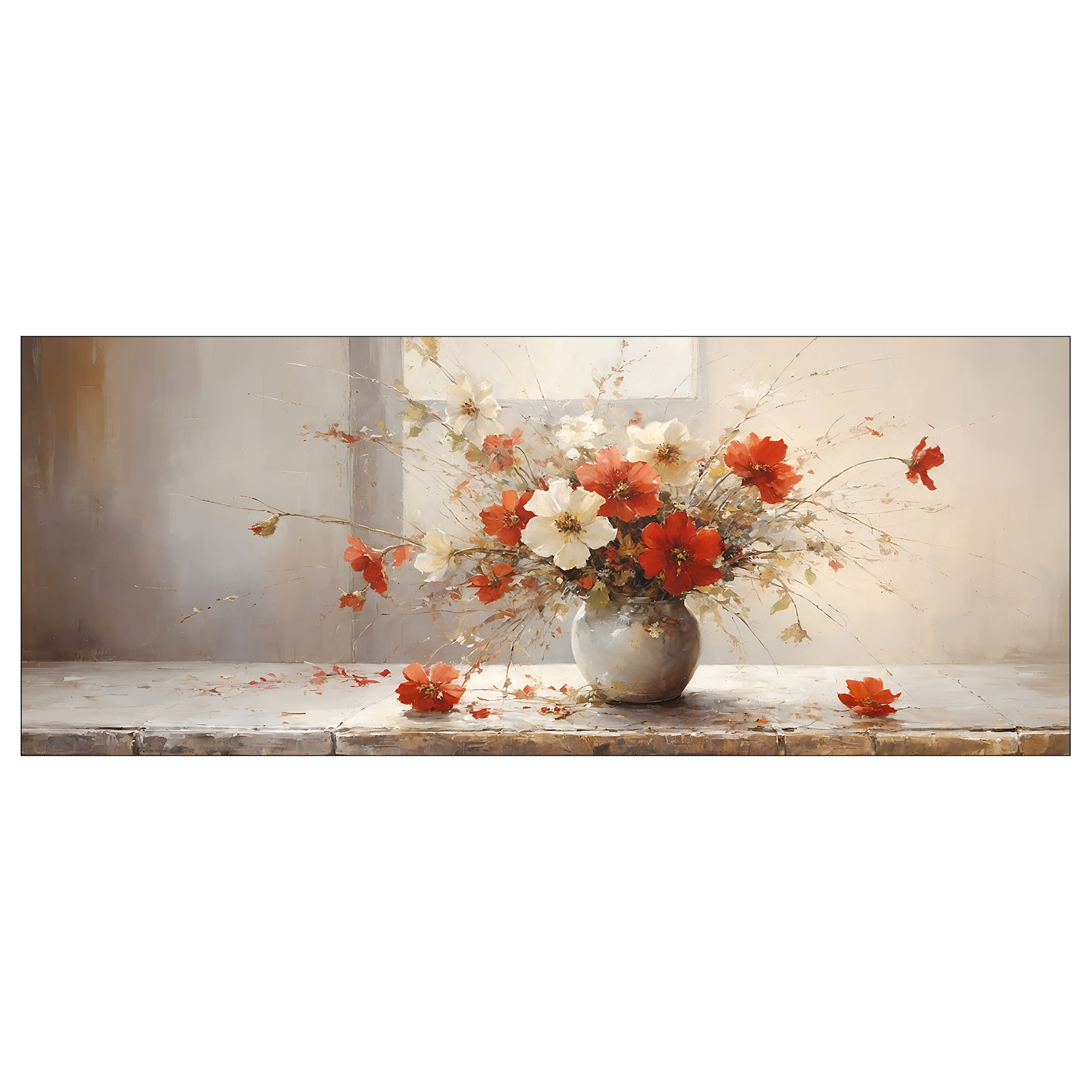 Glazen afbeelding Still Life On Wall A kopen | home24