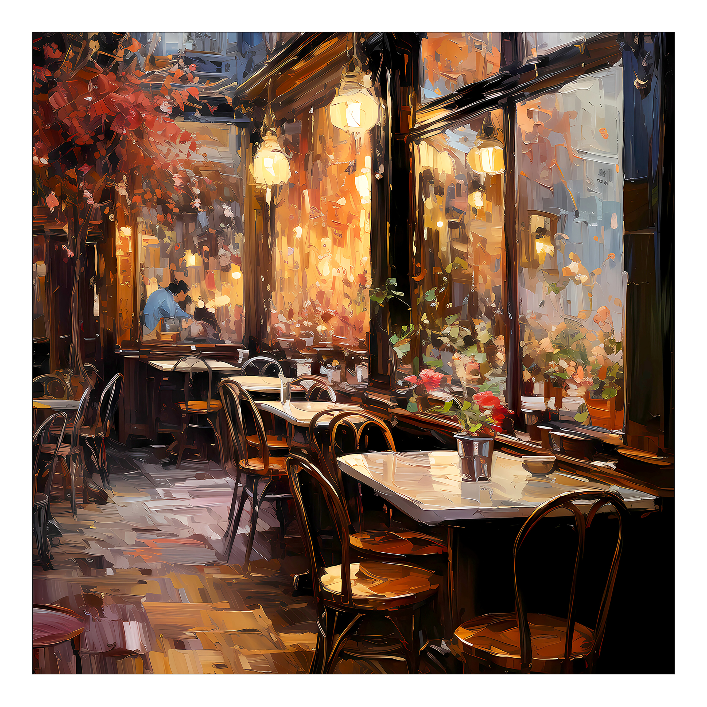 Tableau verre Little Street Cafe type B | Je commande ! | home24