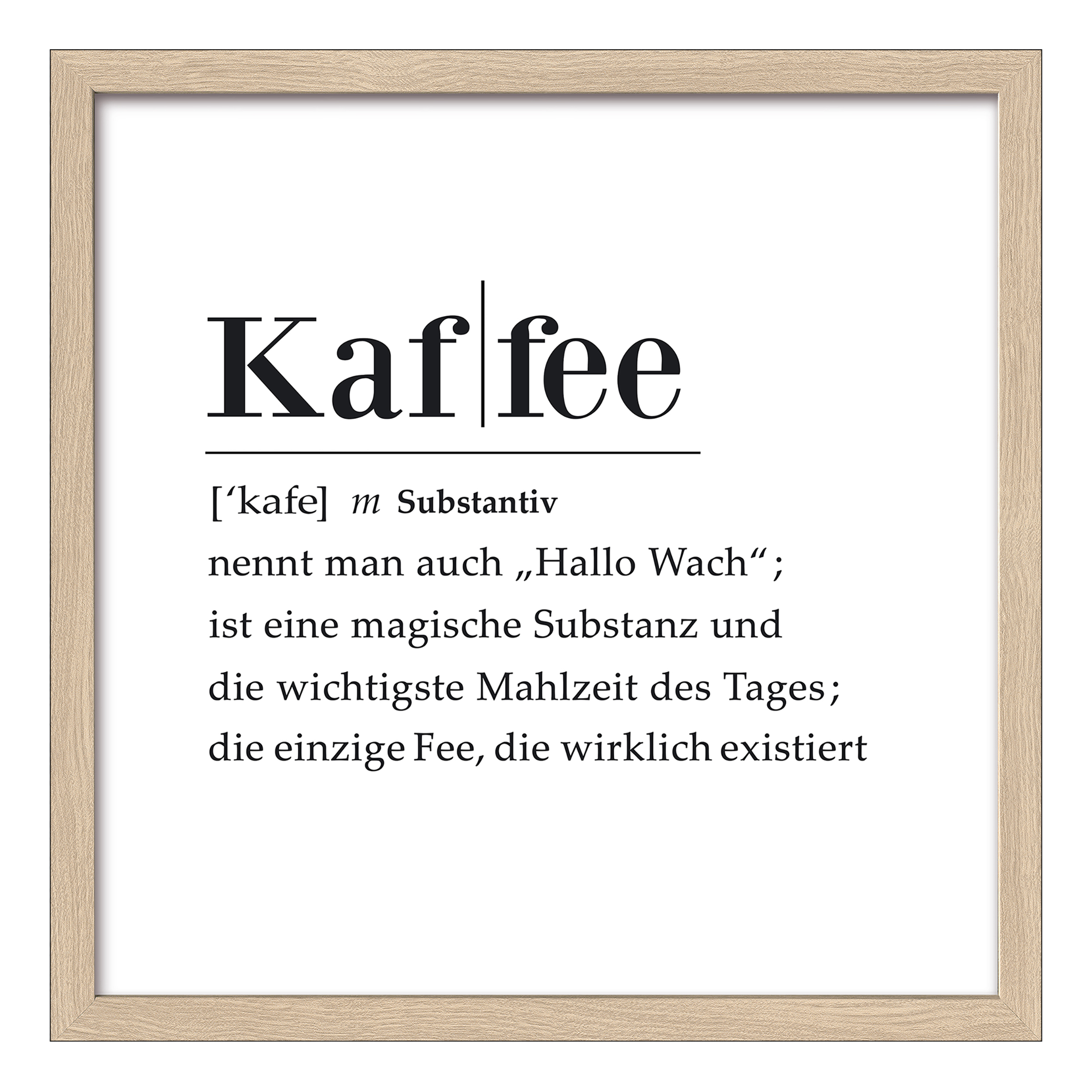 Holzbild Kaffee Definition kaufen | home24