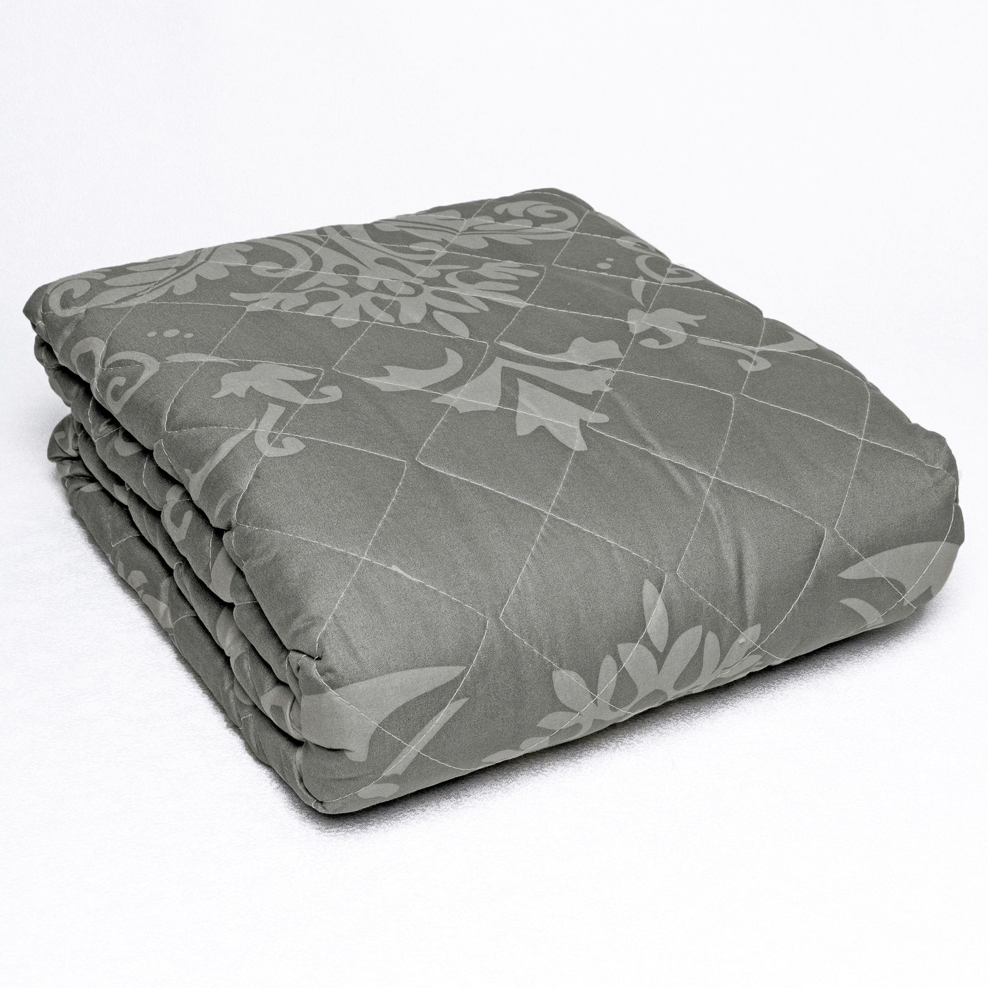 Bettüberwurf Tagesdecke floral grau kaufen | home24