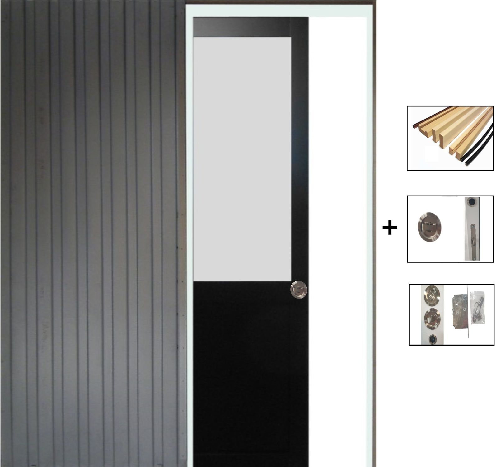 Porte Athena H204xL73 Galandage | Je commande ! | home24