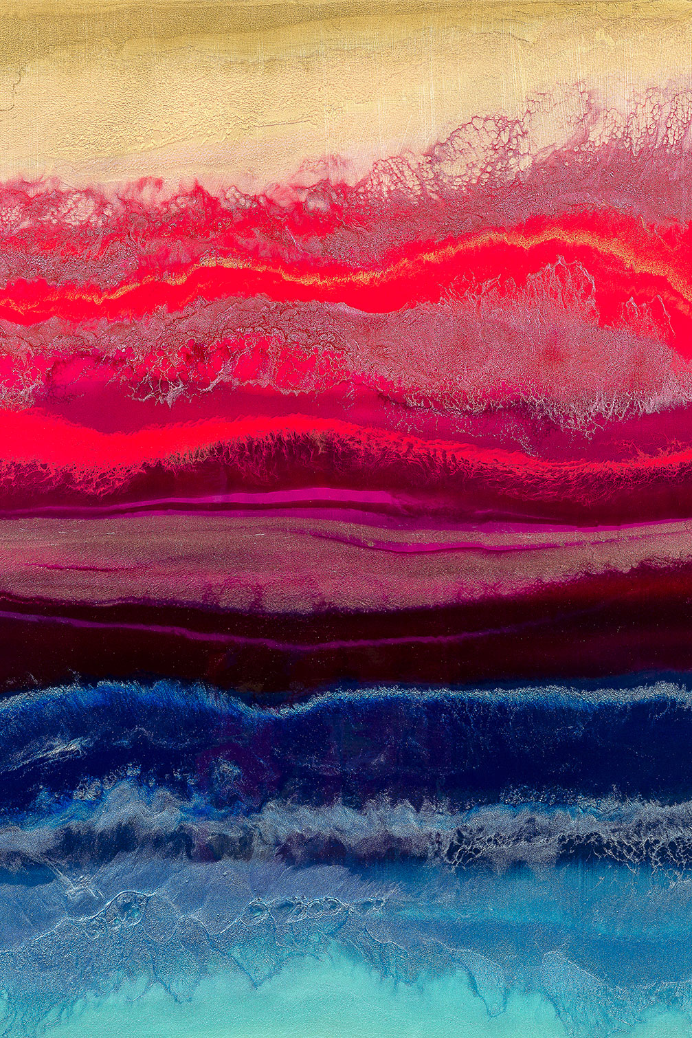 Tableau red blue contrast | Je commande ! | home24