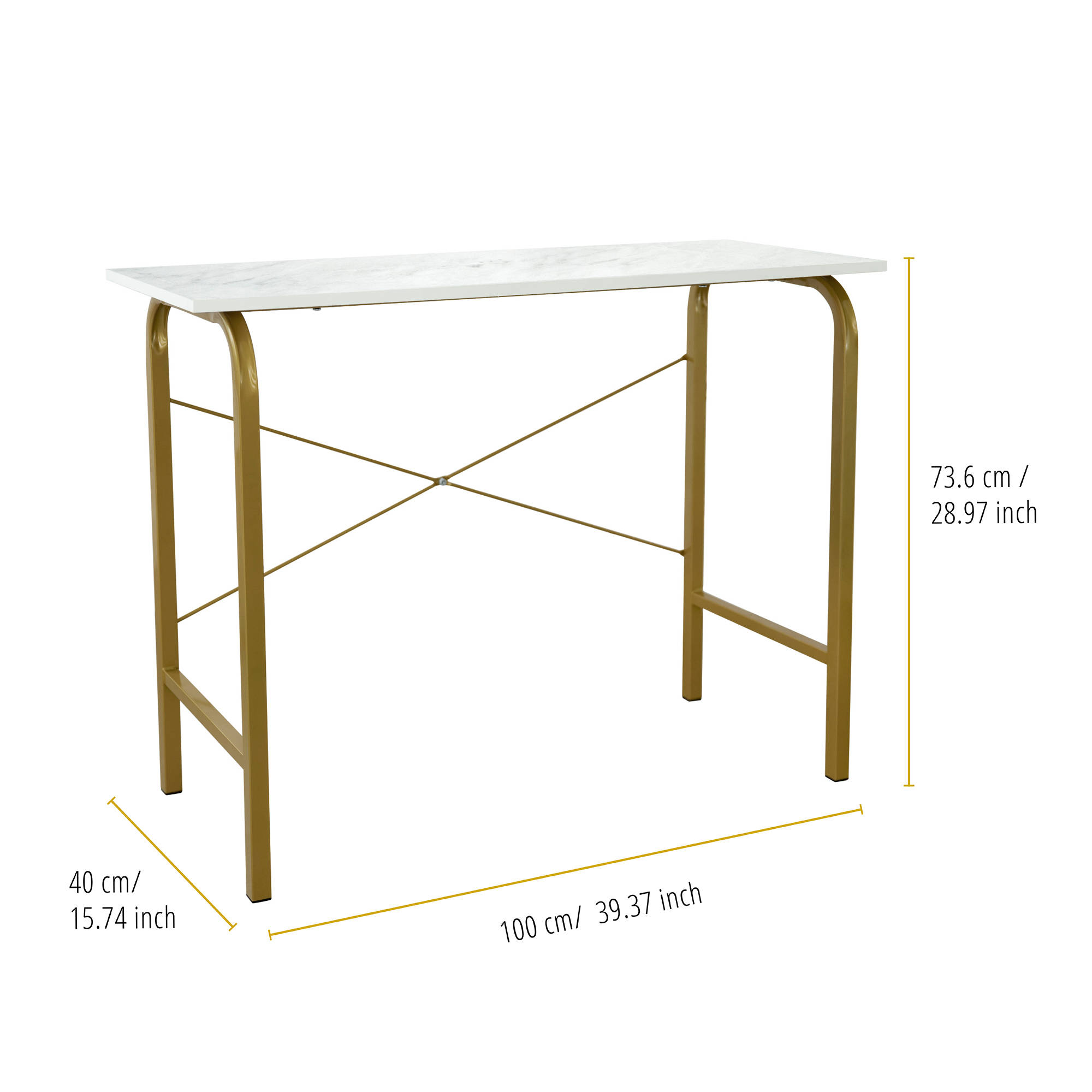 Marble desk with gold legs store
