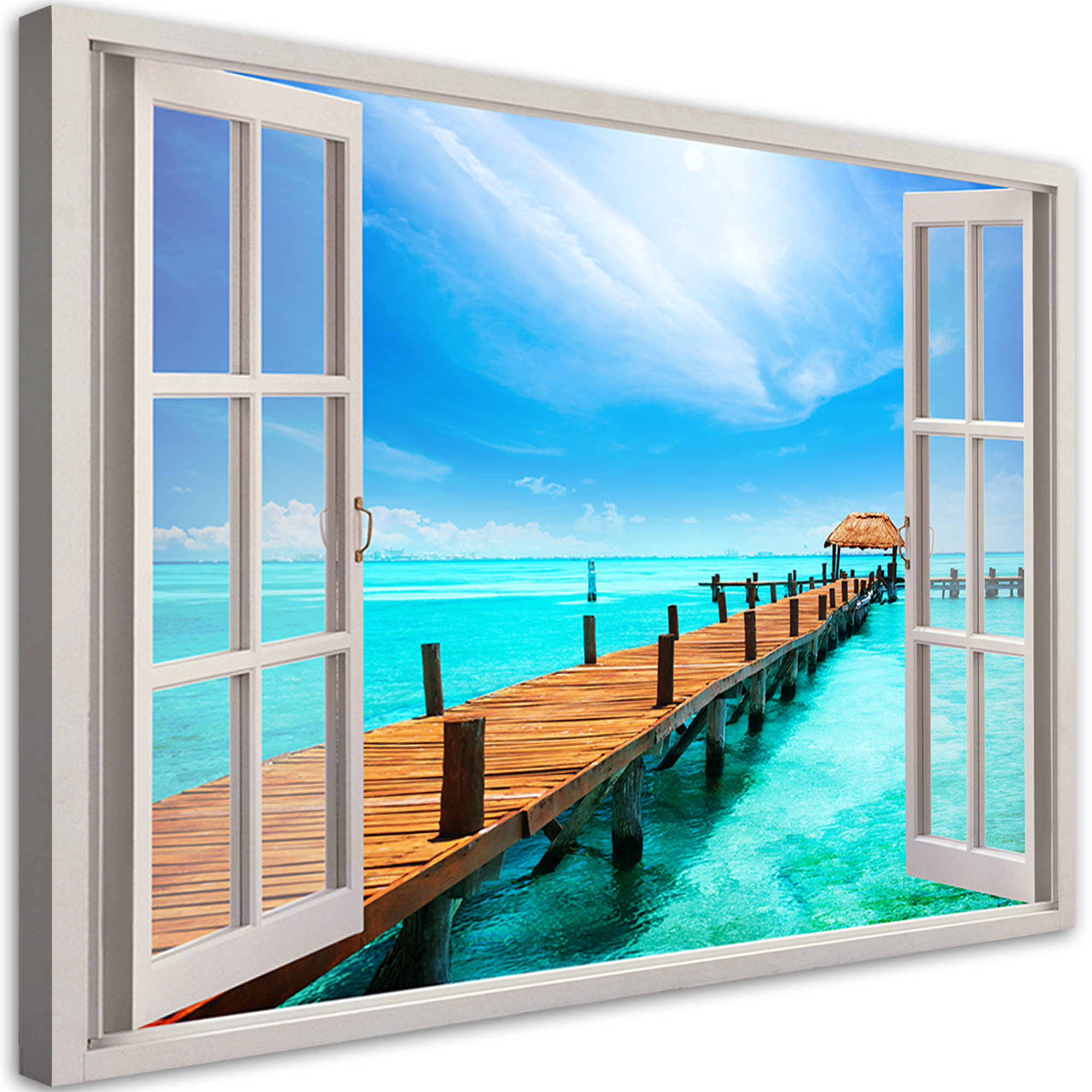 Wandbild Fensterblick Meer Landschaft kaufen | home24
