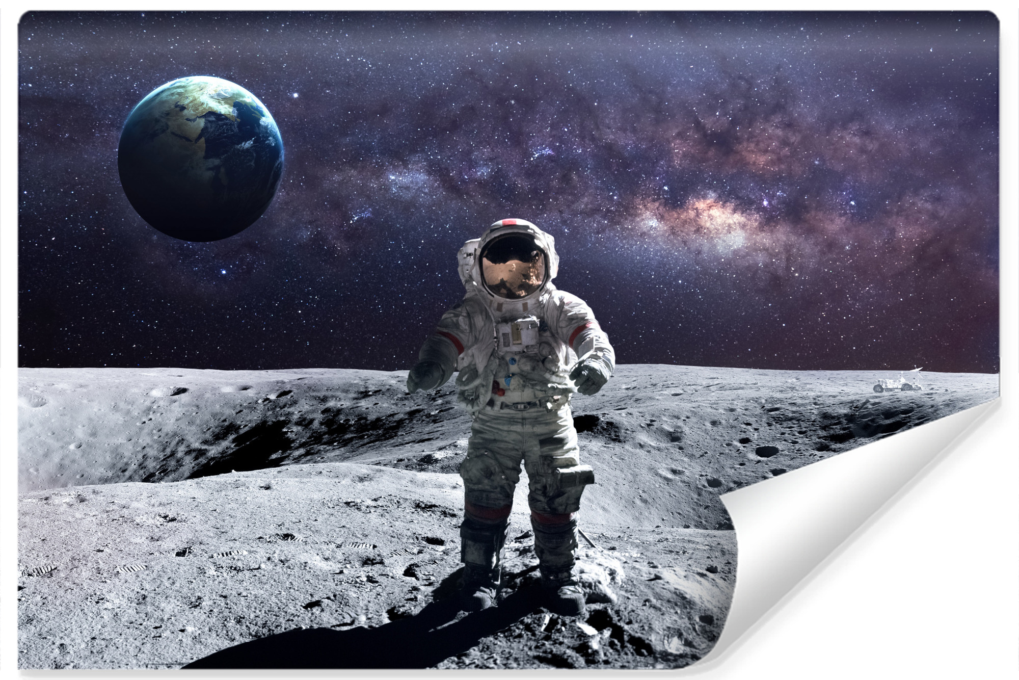 Fototapete ASTRONAUT Kosmos Mond 3D kaufen | home24