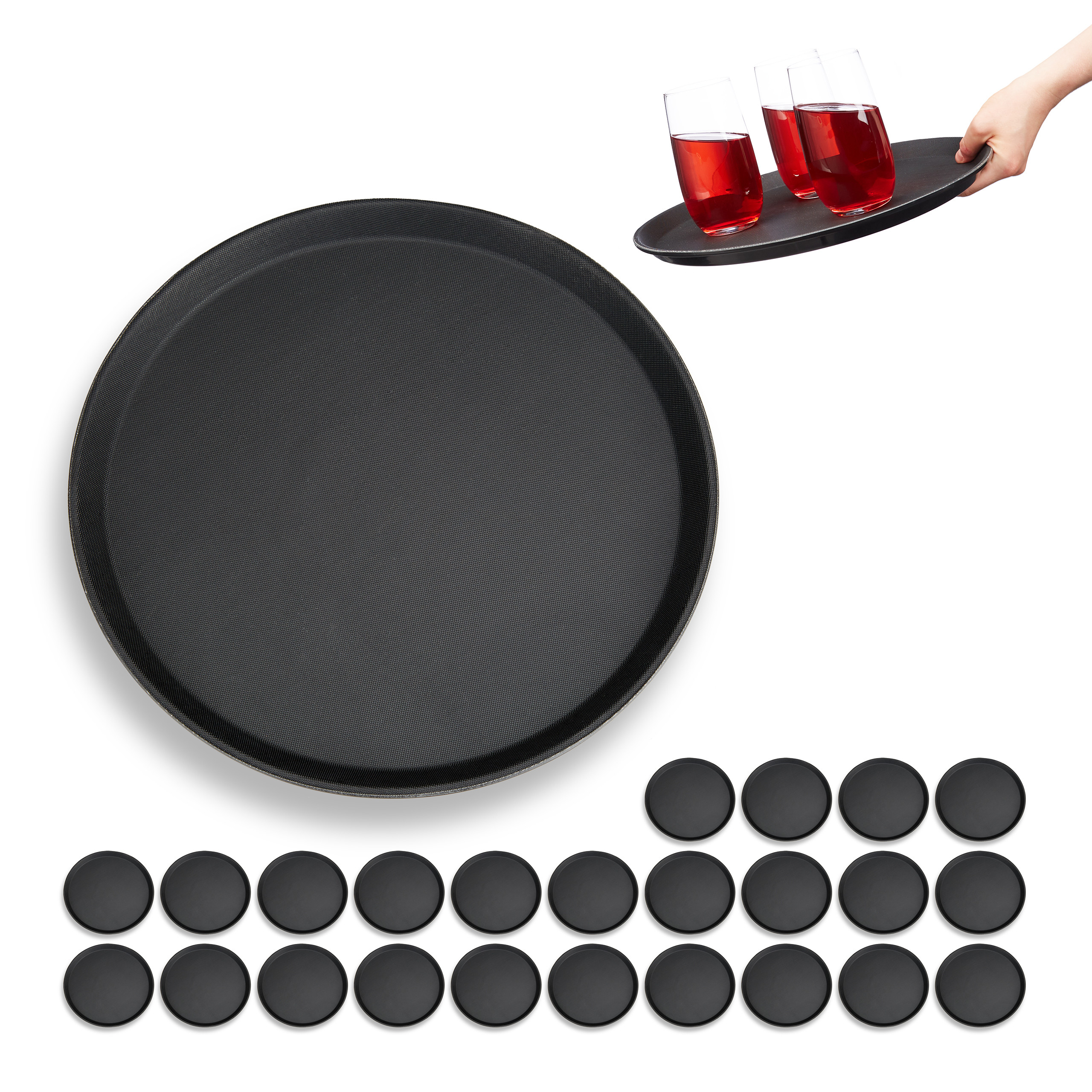 25 x Gastro Tablett rund kaufen | home24
