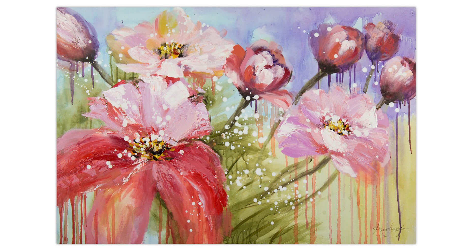 Acrylbild Handgemalt Blüten Mad kaufen | home24