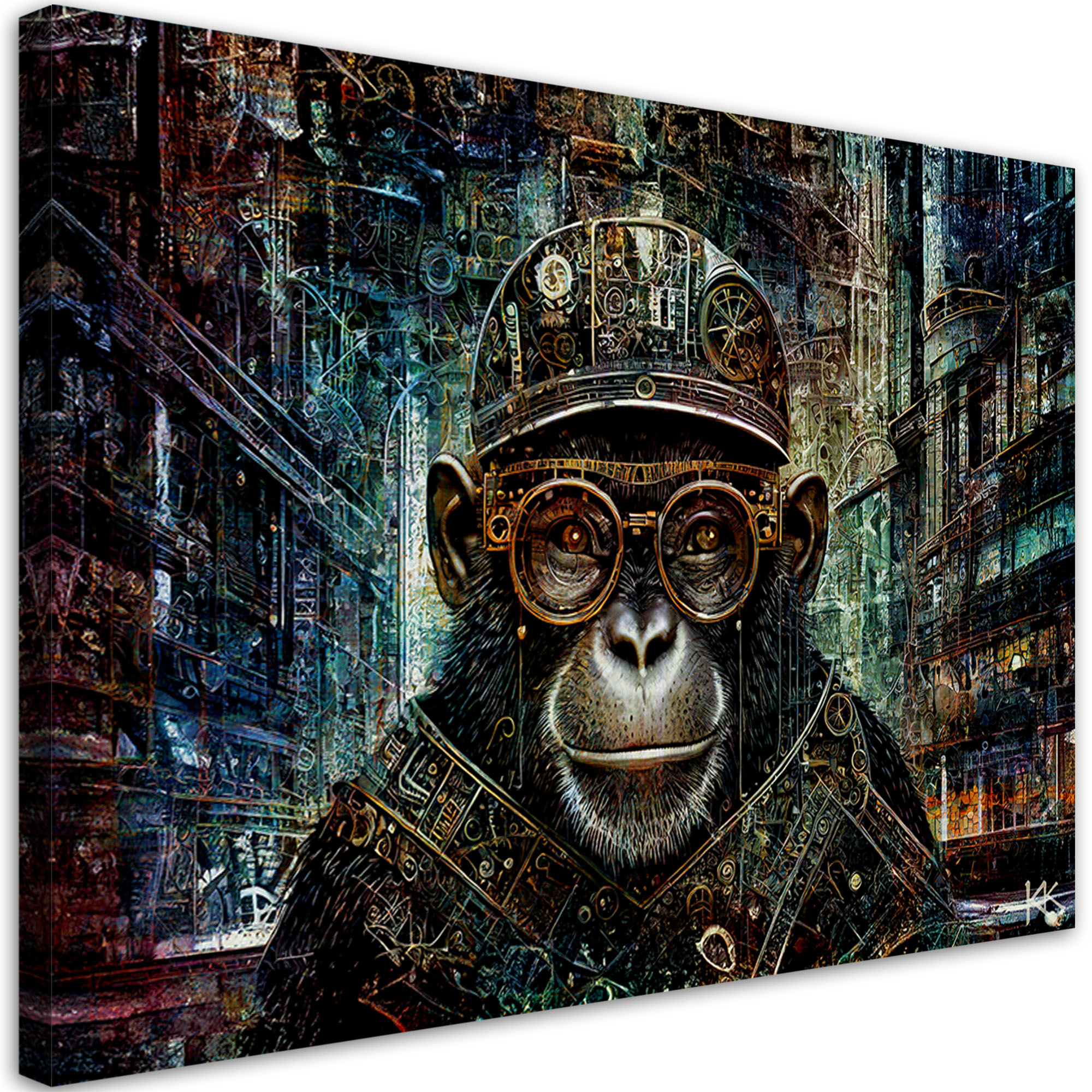 Tableau déco singe abstrait | Je commande ! | home24