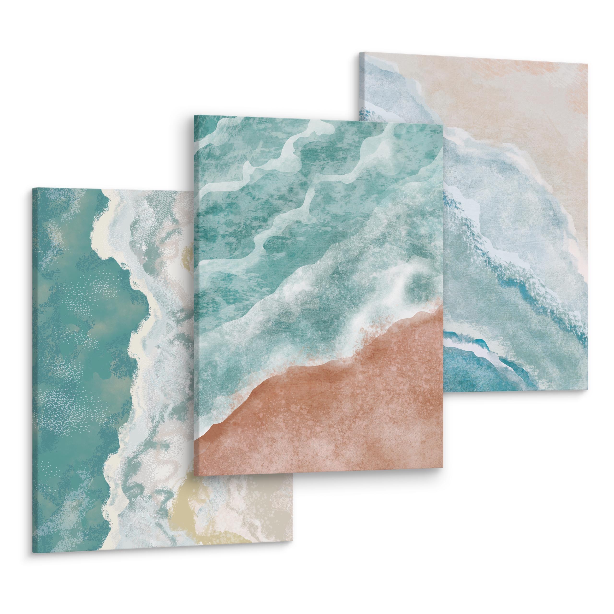 Leinwandbilder Set Meer Strand Malarei kaufen | home24