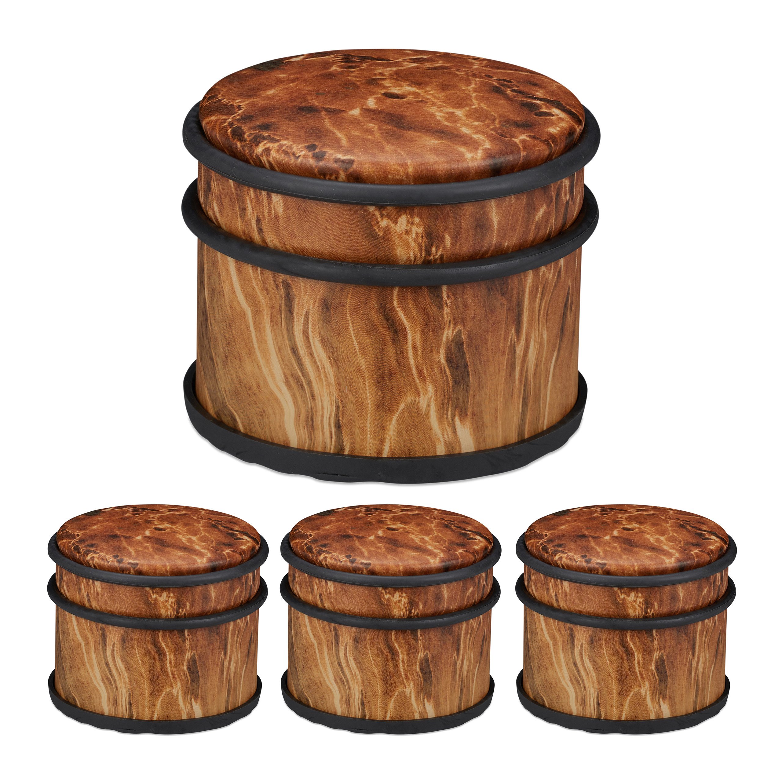 Lot de 4 butoirs de porte aspect boisé | Je commande ! | home24
