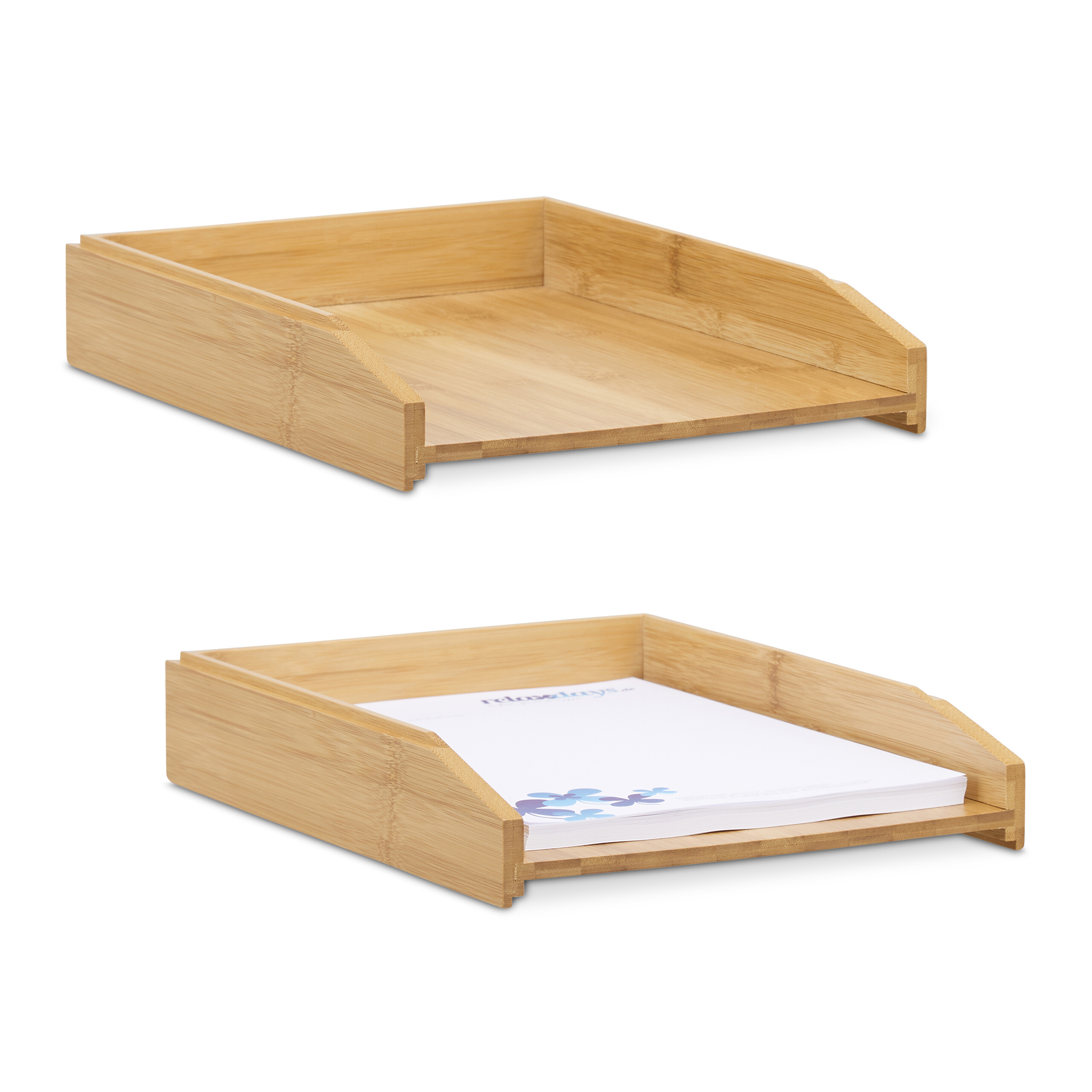 Lot de 2 range-documents empilables | Je commande ! | home24