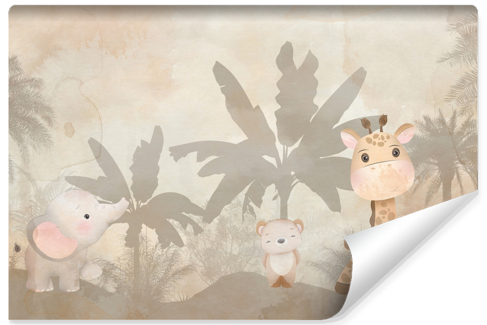 Fototapete für Kinder wilde TIERE Palmen kaufen | home24