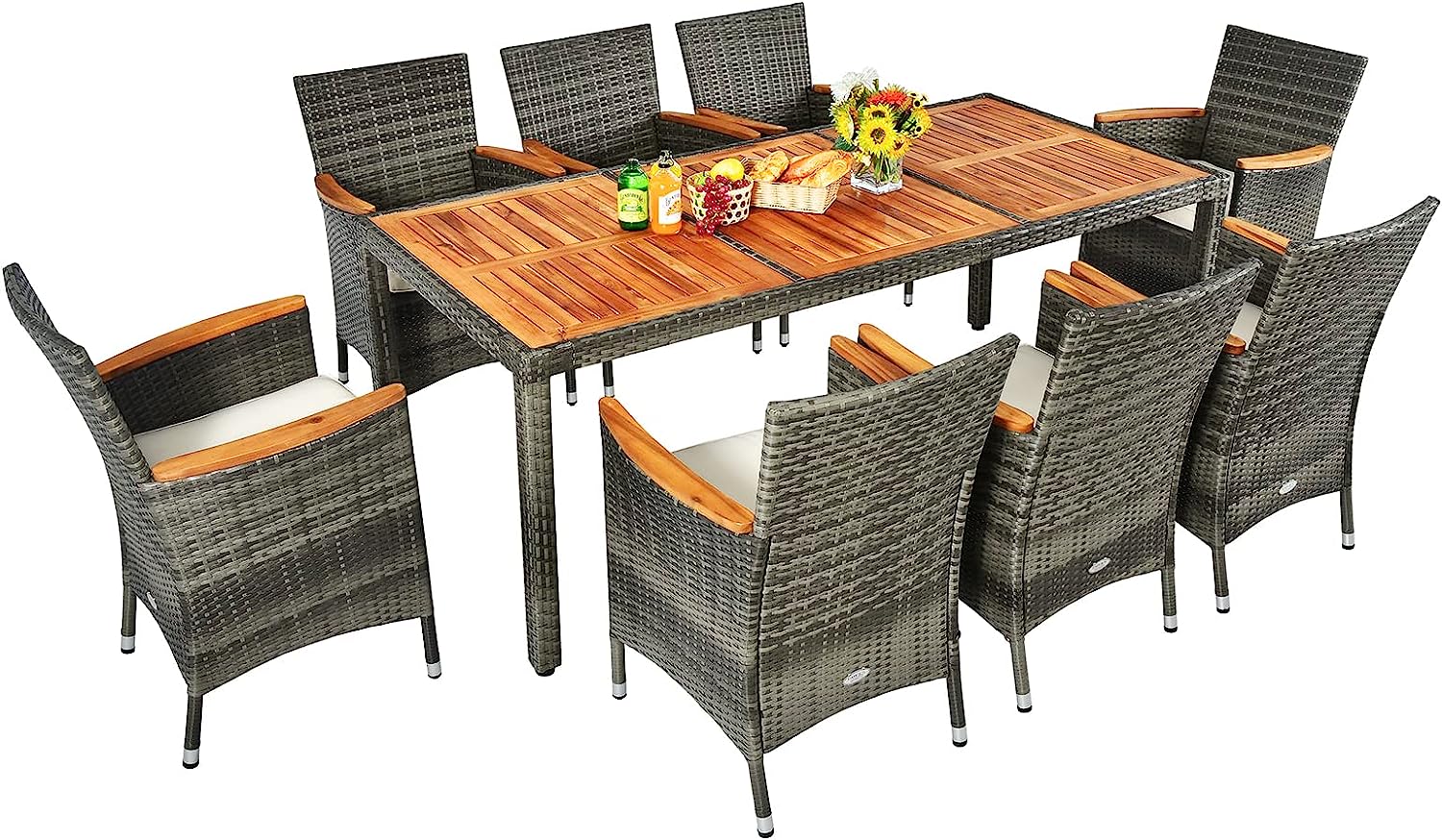 Rattan Sitzgruppe (9er Set) kaufen | home24