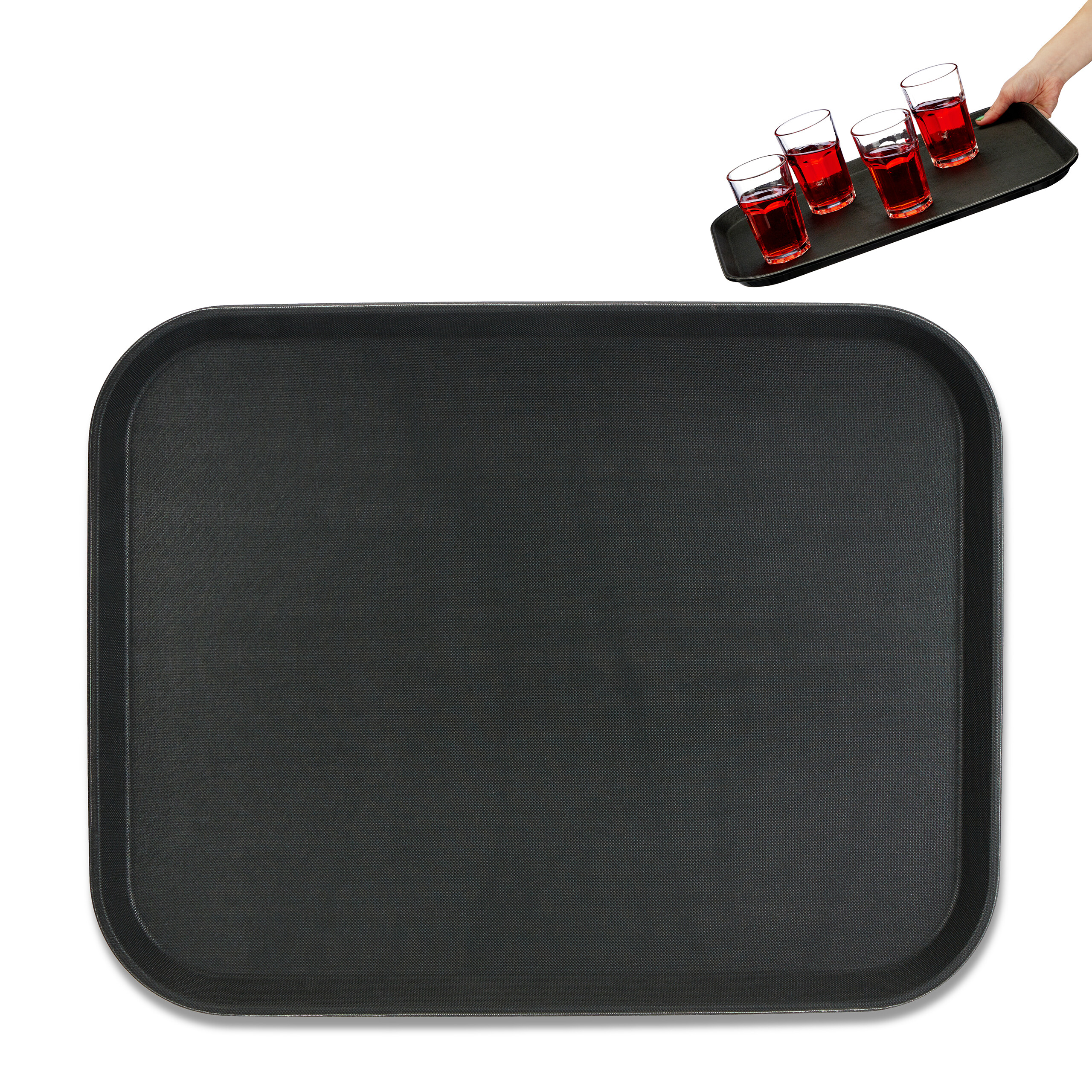 Lot de 2 plateaux de service | Je commande ! | home24