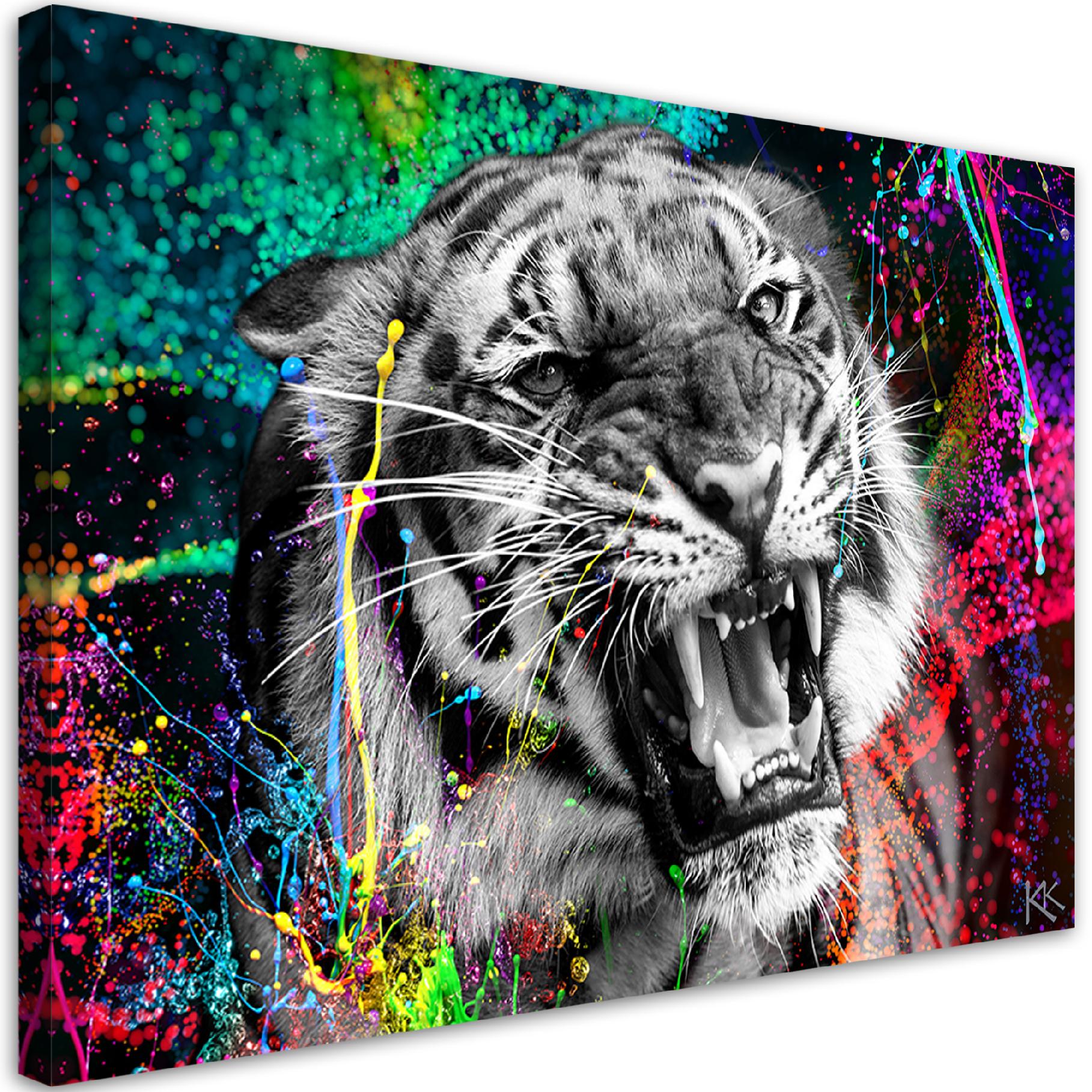 Wandbild tiger tier natur kaufen | home24