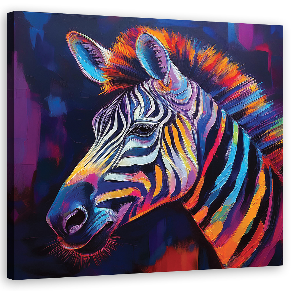 Wandbild zebra tier pop art kaufen | home24