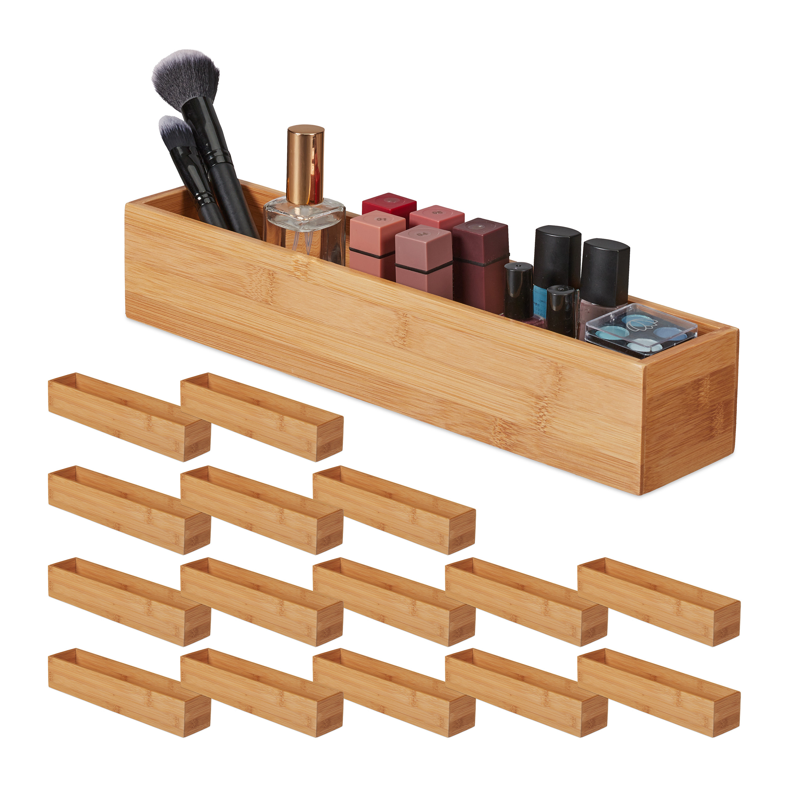16 x Bambus Box länglich kaufen | home24