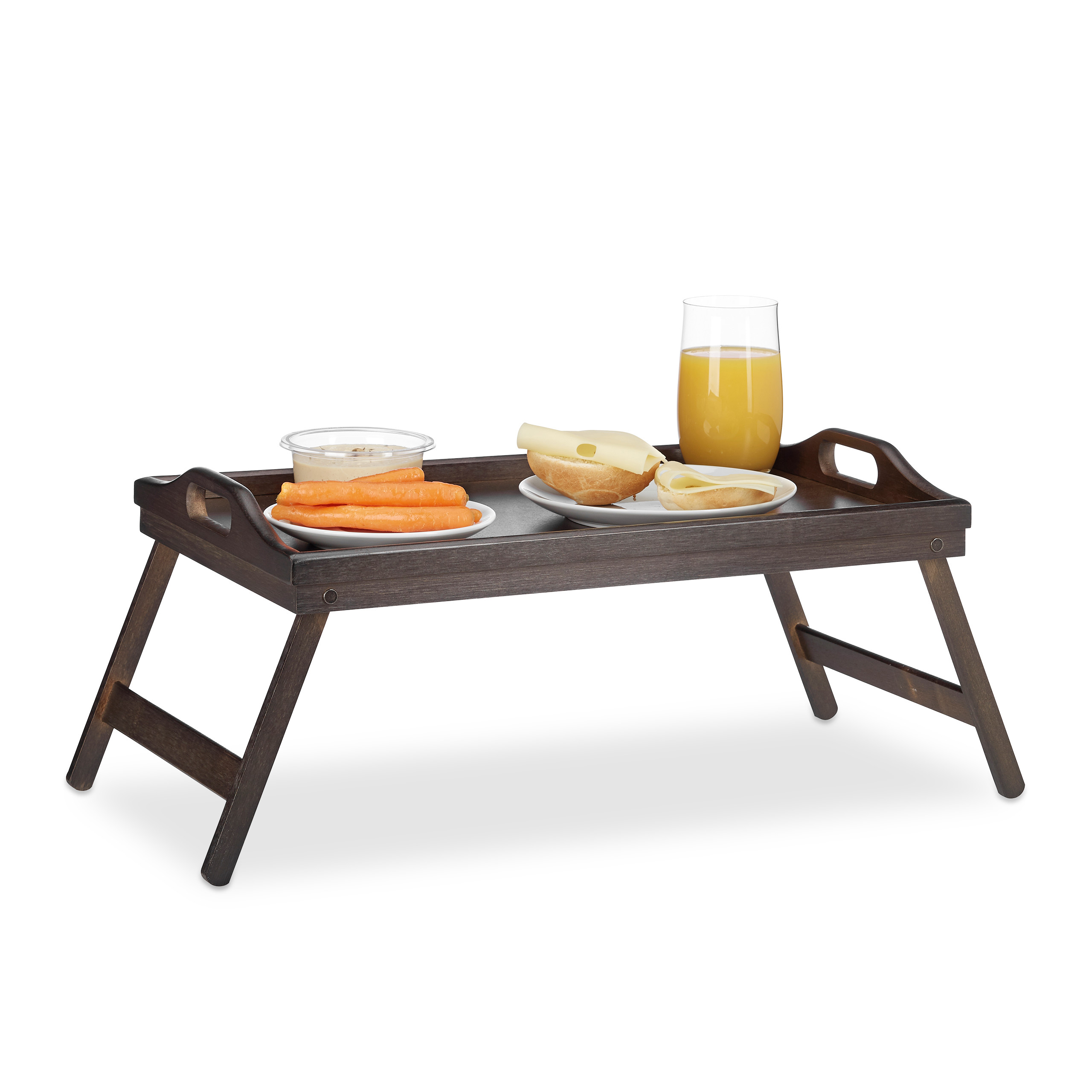 Klappbares Betttablett dunkelbraun kaufen | home24