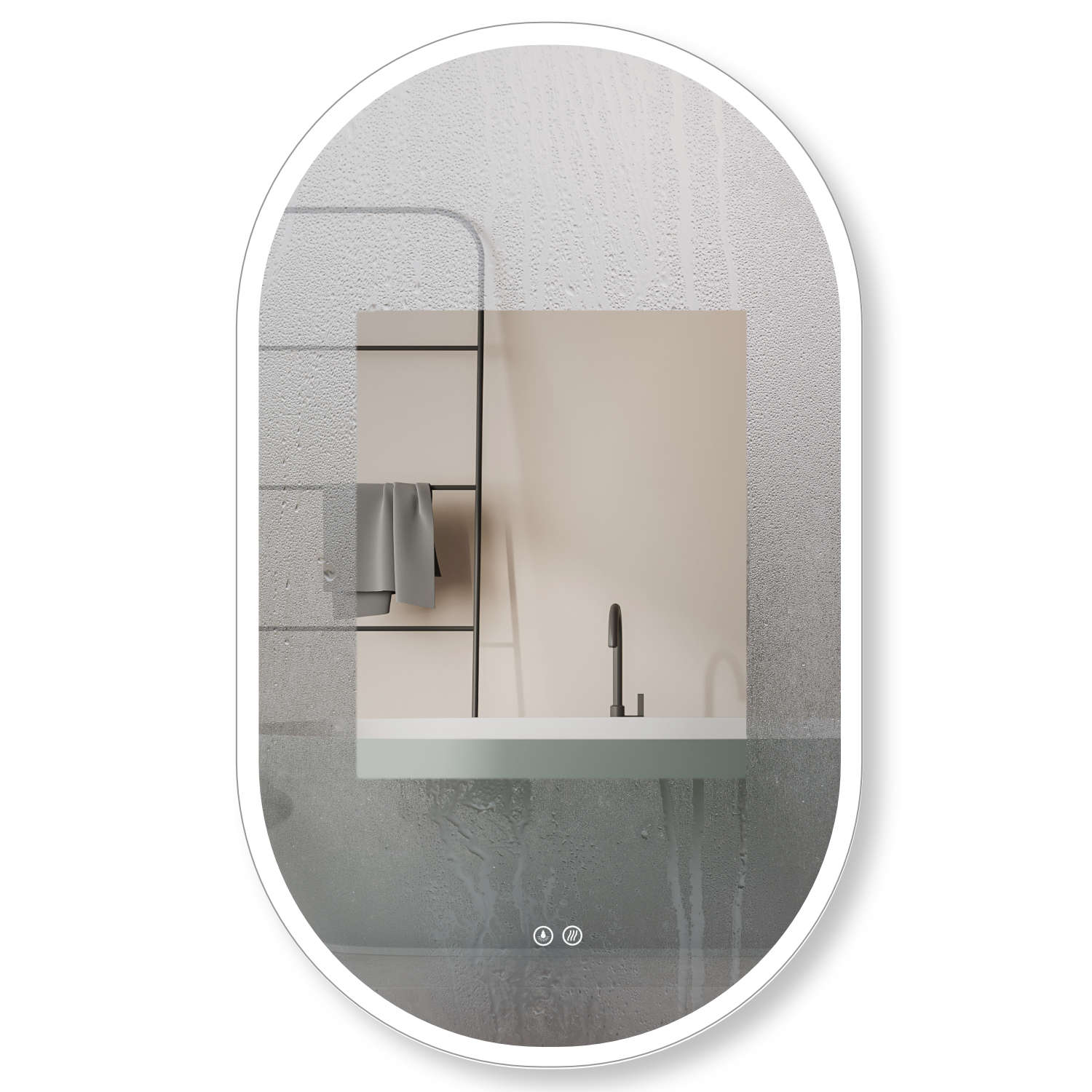 LED-Badezimmerspiegel Oval kaufen | home24