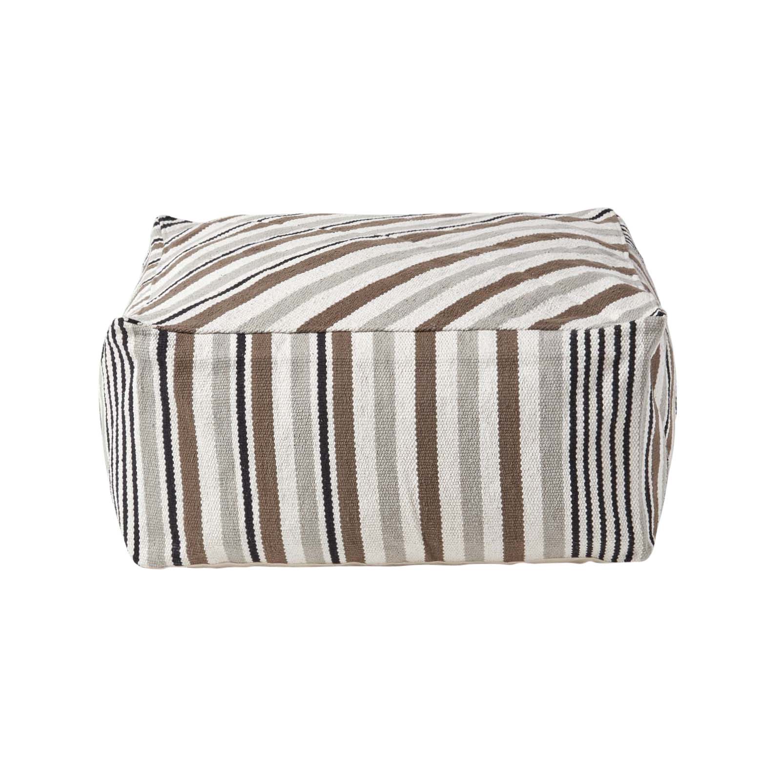 Designer Hocker Pouf Selam grau weiß kaufen | home24