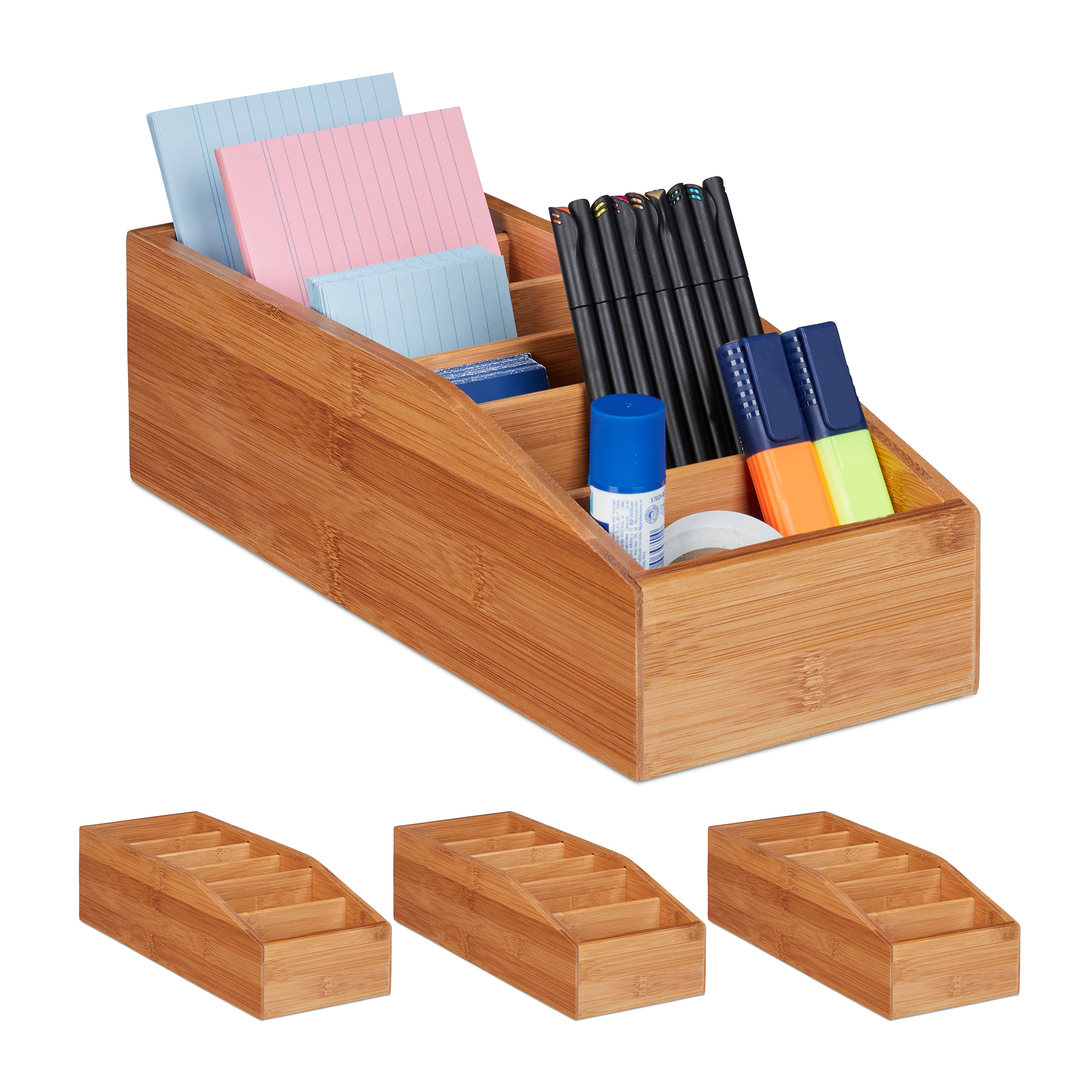 4 x Aufbewahrungsbox Bambus kaufen | home24