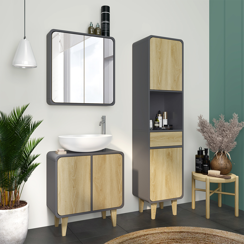 Badkamermeubel set Arla 51821, set van 3 kopen | home24