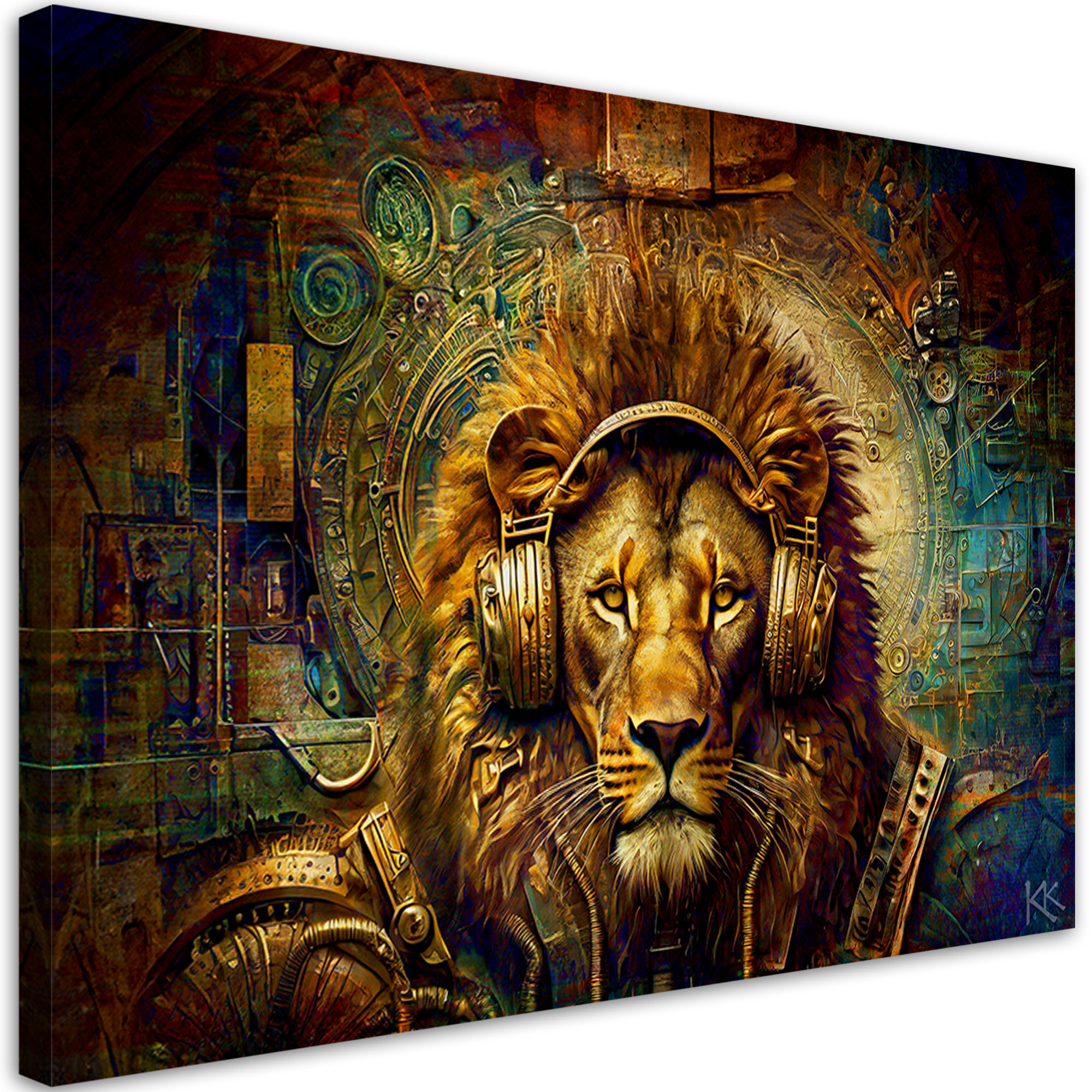 Tableau déco lion abstraction | Je commande ! | home24