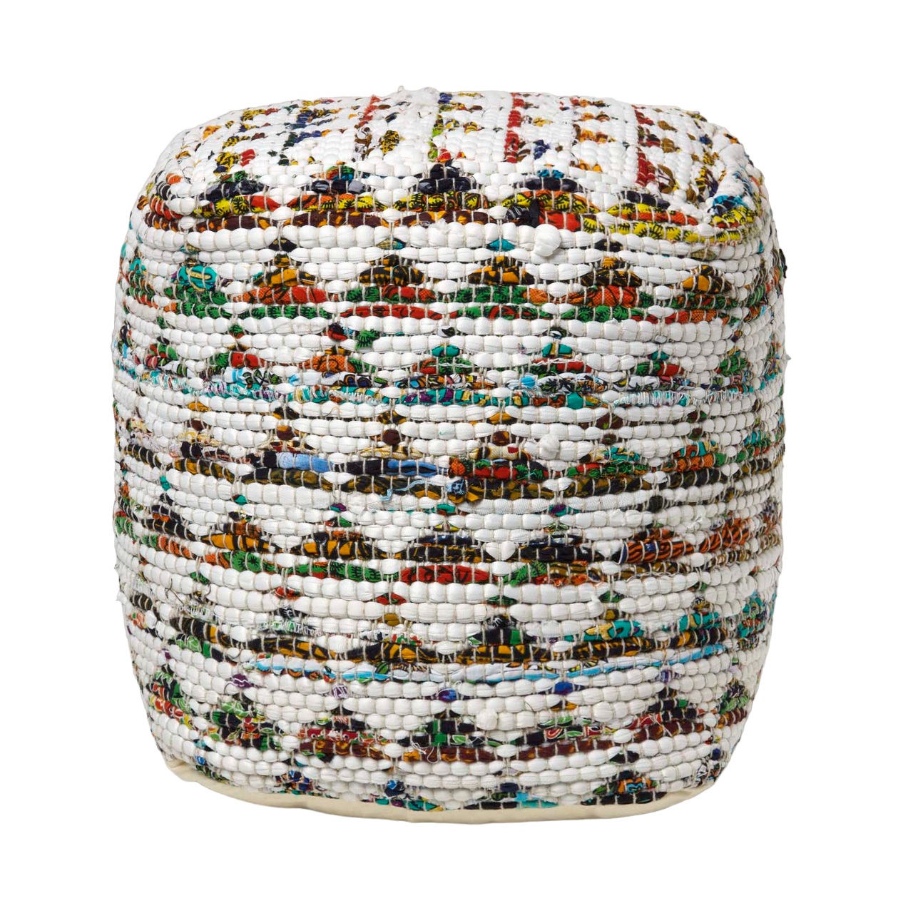 Designer Hocker Pouf Chindi bunt kaufen | home24