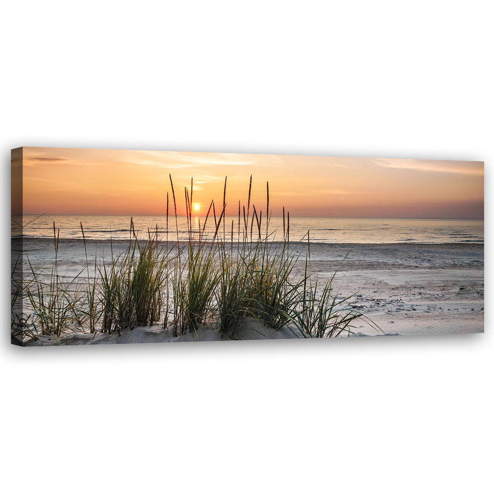 Leinwandbild Sonnenuntergang am Strand kaufen | home24