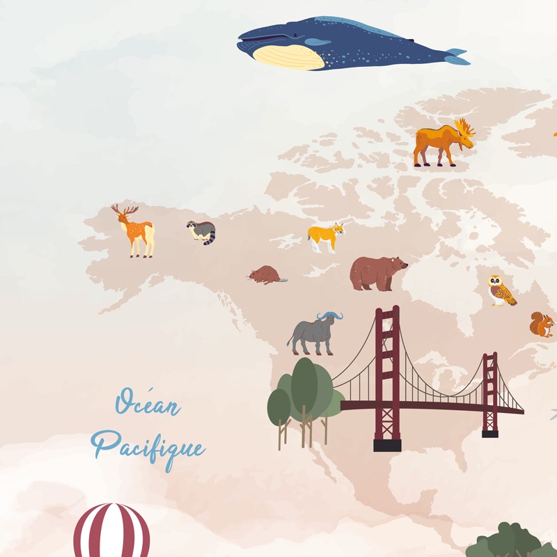 Vliestapete Panorama World Map kaufen | home24